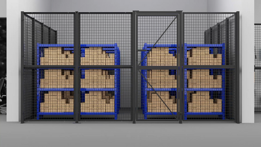 DIY Mesh Wire Storage Partitions: Maximize Security and Organization ...