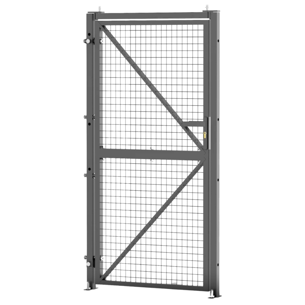 Mesh Wire Gate Complete Set with Gate Posts – Mesh Storage
