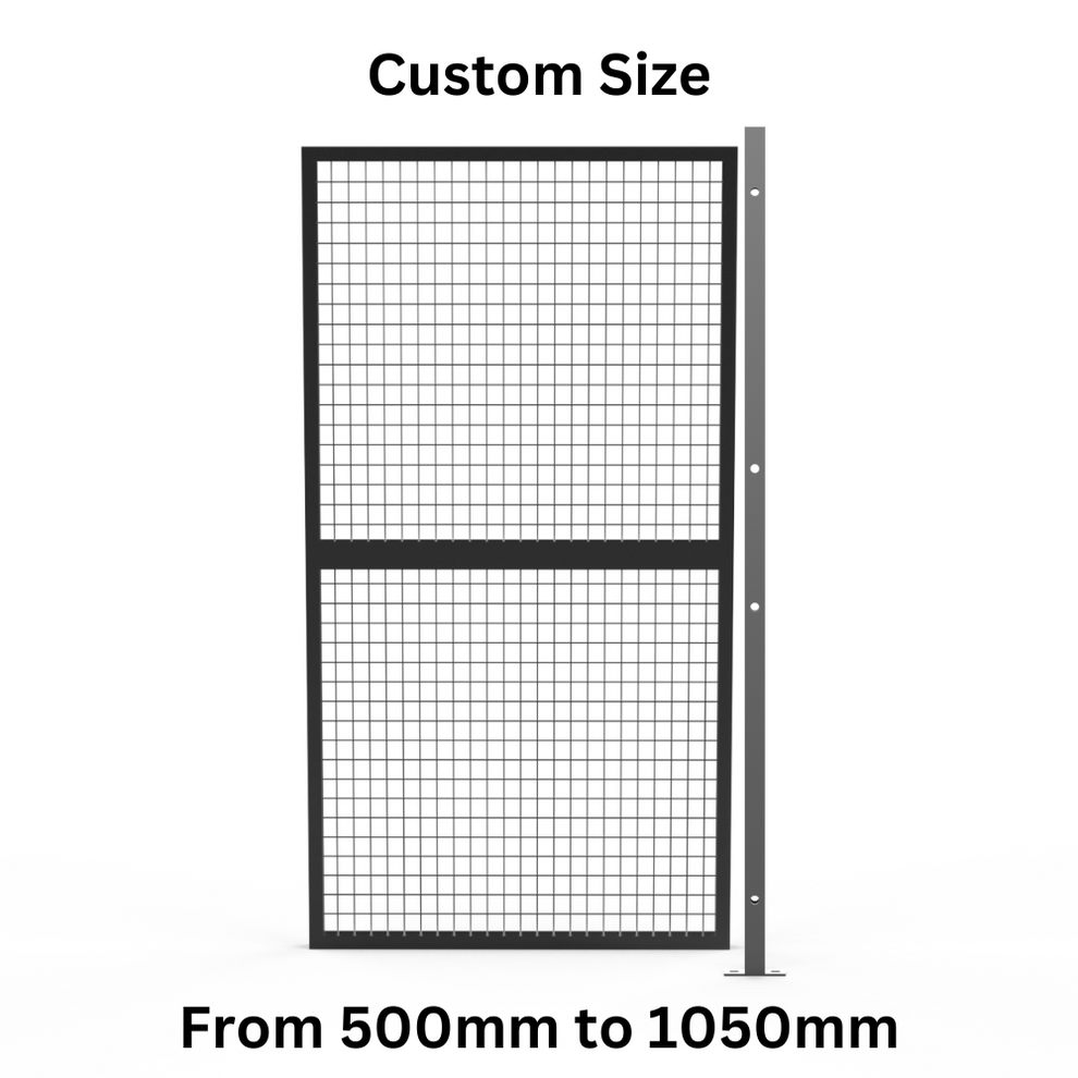 Customised Panel +Post Set Welded Wire Mesh Fencing - Width from 500mm ...
